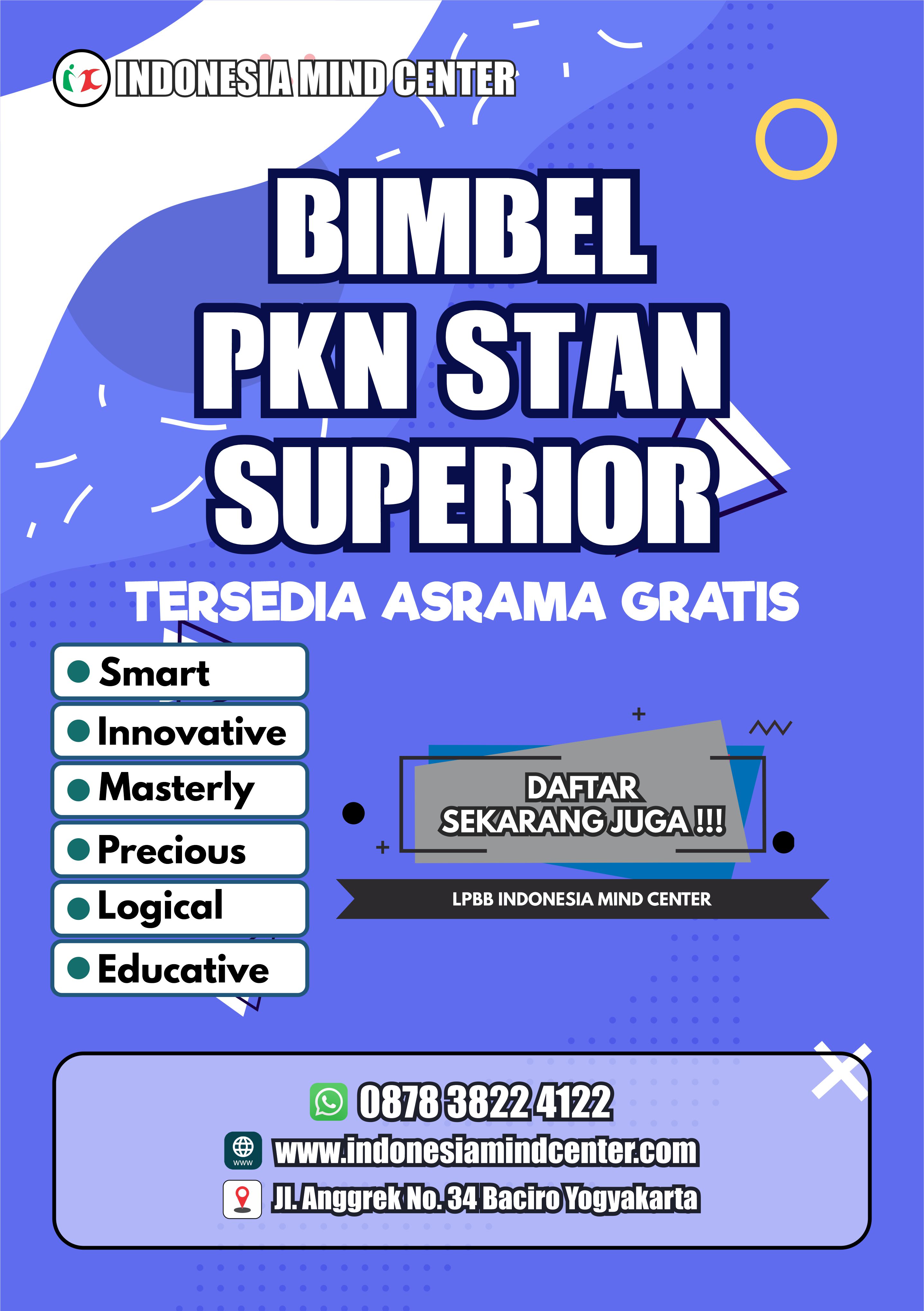 BIMBEL MASUK PKN STAN DI JOGJA | IMC